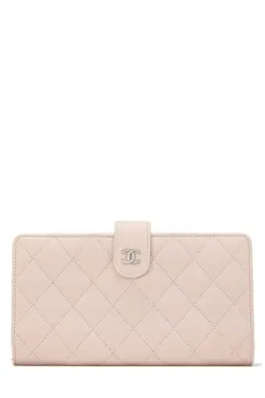 Chanel Caviar Long Wallet - Pink