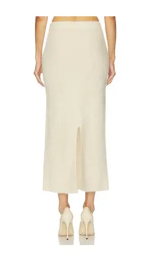 BY MALENE BIRGER Estille Mohair Blend Skirt - Cream