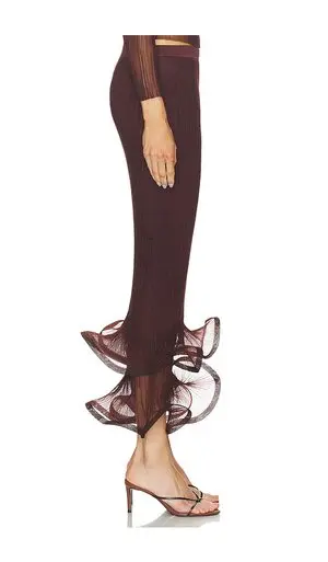 Simkhai Kelso Skirt - Brown