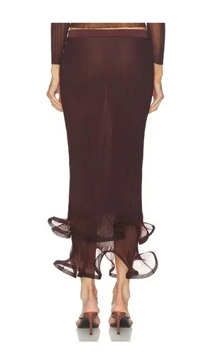 Simkhai Kelso Skirt - Brown