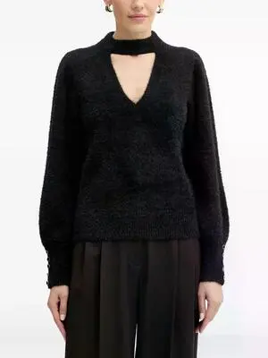 Guess Cut-out Fuzzy Sweater