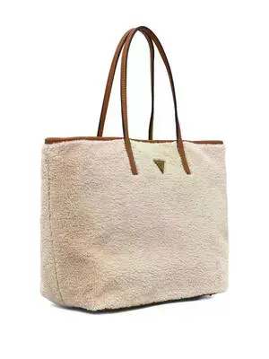 Guess Tote Bag With Pouch - Neutrals