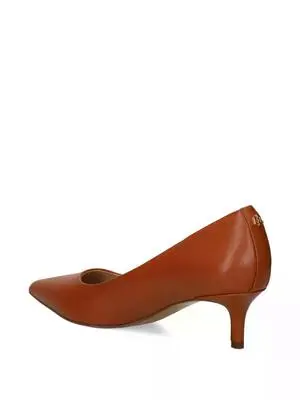 Ralph Lauren Pointed Leather Pumps - Brown