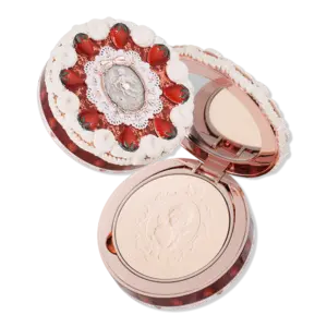 FLOWER KNOWS Strawberry Cupid Collection Pressed Powder - 02 Ivory Beige