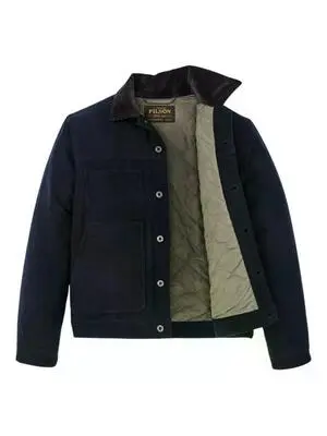 Filson Quilted Jacket With Corduroy Collar