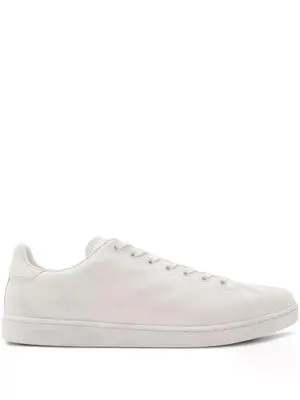 Burberry Embossed Check Leather Sneakers