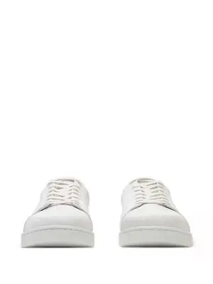 Burberry Embossed Check Leather Sneakers