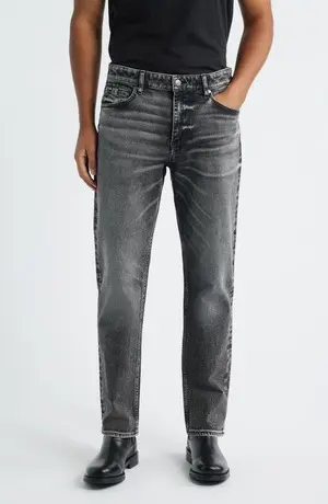 BOSS Ogden Straight-leg Jeans - Black