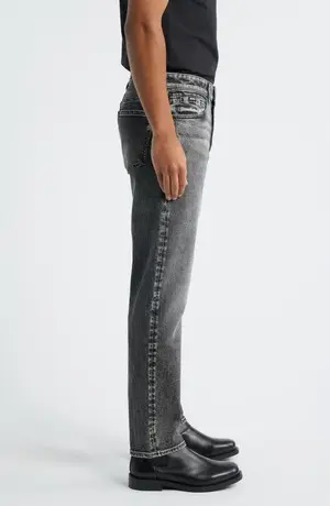 BOSS Ogden Straight-leg Jeans - Black
