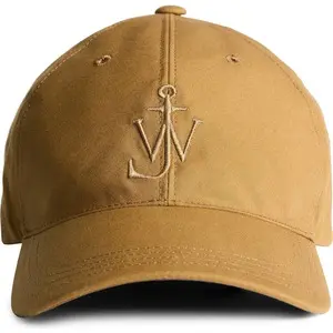 JW Anderson Embroidered Anchor Logo Baseball Cap - Beige