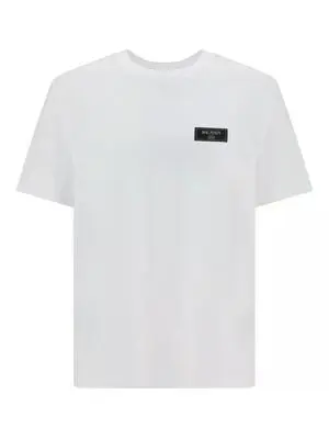 Balmain Logo-label T-shirt - White