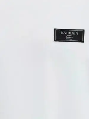Balmain Logo-label T-shirt - White