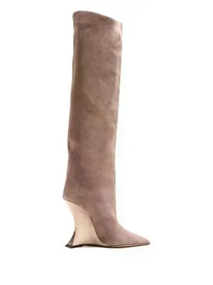 Paris Texas Heel Detail Over-the-knee Boots