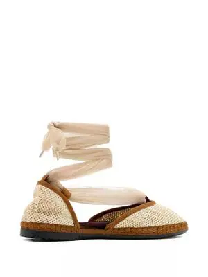FLABELUS Isabella Ribbon Weave Espadrilles