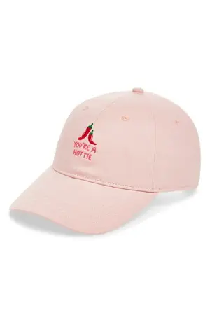 FRASIER STERLING Embroidered Baseball Cap - Pink