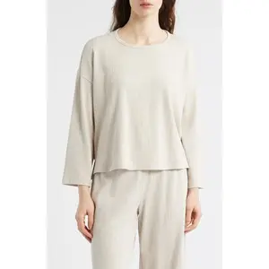 Eileen Fisher Bracelet Sleeve Top - Papyrus