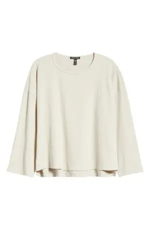 Eileen Fisher Bracelet Sleeve Top - Papyrus