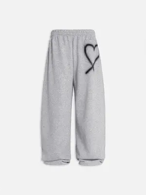 AELFRIC EDEN Graffiti Heart Baggy Sweatpants