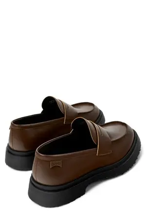 Camper Walden Penny Loafer - Medium Brown