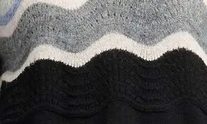 HATLEY Pointelle Wave Sweater