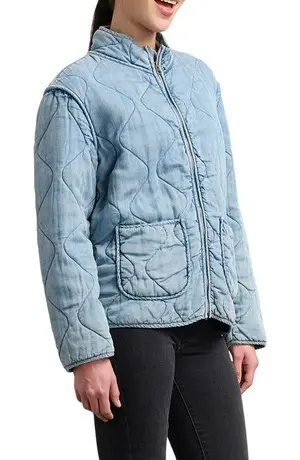HATLEY Quilted Chambray Jacket