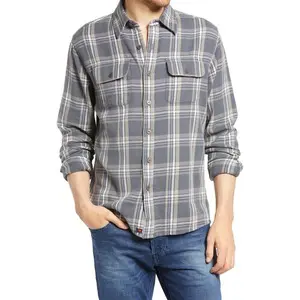 THE NORMAL BRAND Mountain Regular Fit Flannel Button-up Shirt
