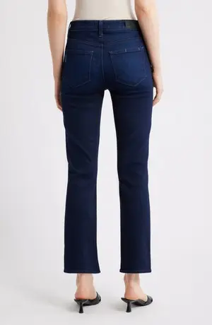 Paige Cindy High-waist Crop Straight-leg Jeans