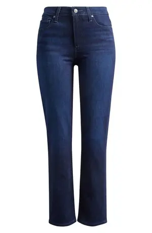 Paige Cindy High-waist Crop Straight-leg Jeans