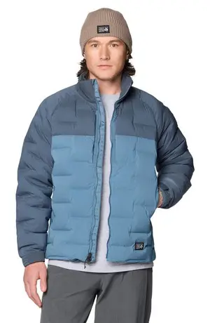 Mountain Hardwear Stretchdown Big Baffle 700 Fill Power Down Jacket - Adriatic Blue/moon Blue