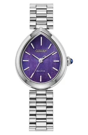 Citizen Classic Bracelet Watch - Silverone/purple