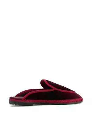 FLABELUS Bruna Piped Loafers - Red