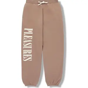 PLEASURES Onyx Logo Joggers - Brown