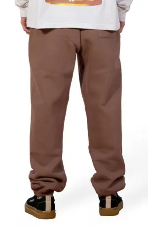 PLEASURES Onyx Logo Joggers - Brown