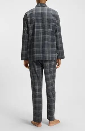 BOSS Chris Plaid Flannel Pajama Set