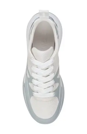 Dkny Zanira Low Top Sneaker - Soft White/storm Grey