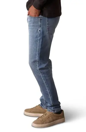 THE NORMAL BRAND Comfort Terry Five-pocket Jeans - Medium Wash