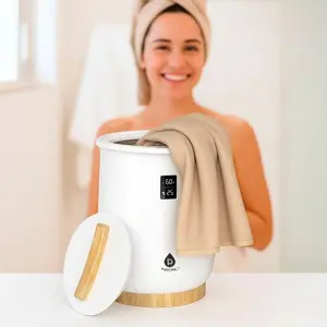 PURSONIC Luxury Towel Warmer With One-touch Digital Control Panel