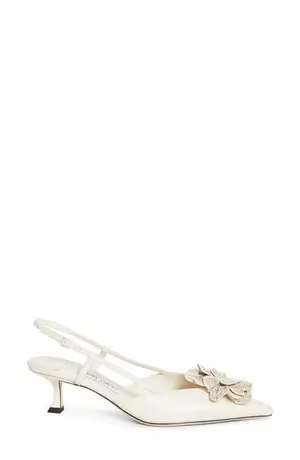 JIMMY CHOO Mimmi Pointed-toe Slingback Pumps