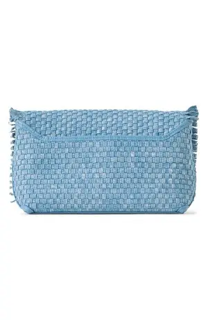 Akris Little Anouk Braided Denim Shoulder Bag