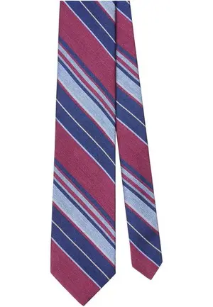 Robert Talbott Repp Necktie - Red