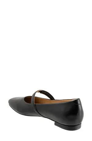 Softwalk Hazel Mary Jane Flat - Black