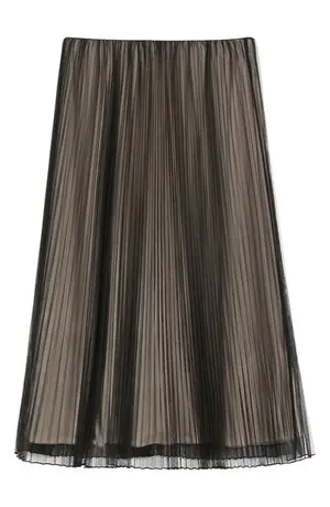 Max Mara Baby Pleated Maxi Skirt
