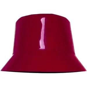 LASTELIER Smile Vinyl Bucket Hat Plum