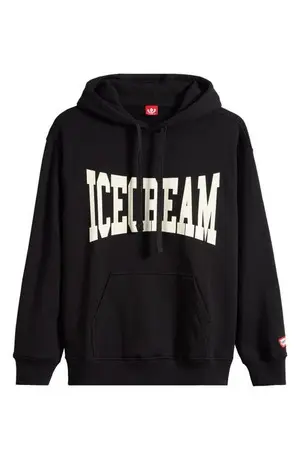 ICECREAM Crystal Graphic Hoodie - Black