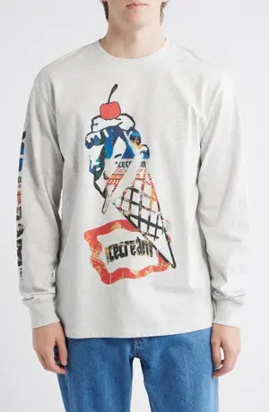 Icecream Long Sleeve T-shirts For Men