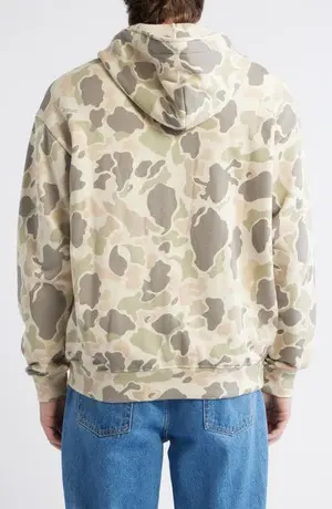 ICECREAM Duck Camouflage Cotton Zip Hoodie - Camo