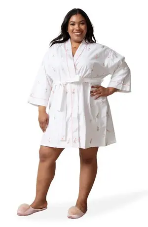 PRINTFRESH Getting Ready Robe - Cloud