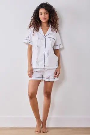 PRINTFRESH Short Pj Set - Cloud
