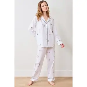 PRINTFRESH Long Pj Set Cloud