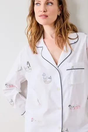 PRINTFRESH Long Pj Set - Cloud